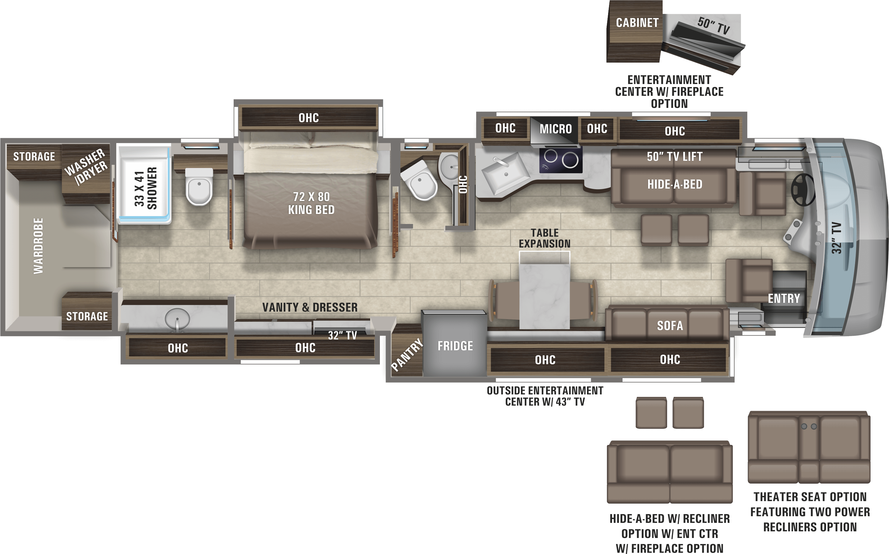 Entegra Aspire Luxury Coach | Crown Club RVs | Lazydays
