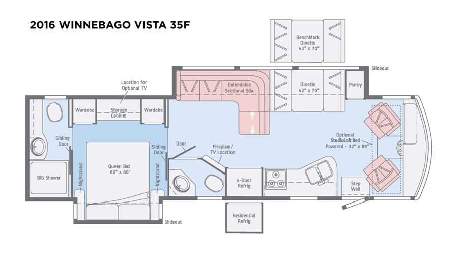 2016 Winnebago Vista 35F for sale in Tampa, FL | Lazydays