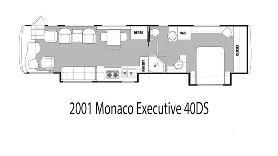 2001 Monaco Executive 40DS for sale in Tucson, AZ | Lazydays